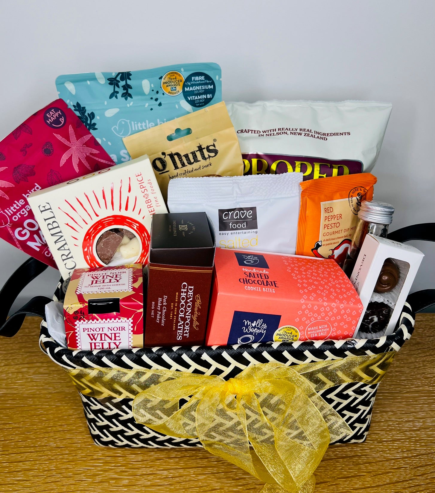 Premium Gourmet Food Gift in a Seagrass Basket | Food Gift Idea | The ...