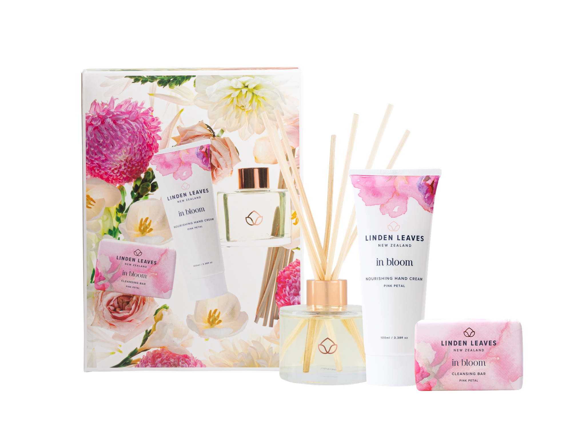 Linden Leaves Pink Petal Hands & Home Gift Set – The Gift Loft NZ ...